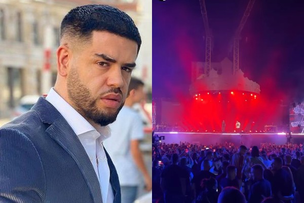 FOTO/ Vjen reagimi i parë i Noizy-t pas përfundimit të koncertit të tij ...