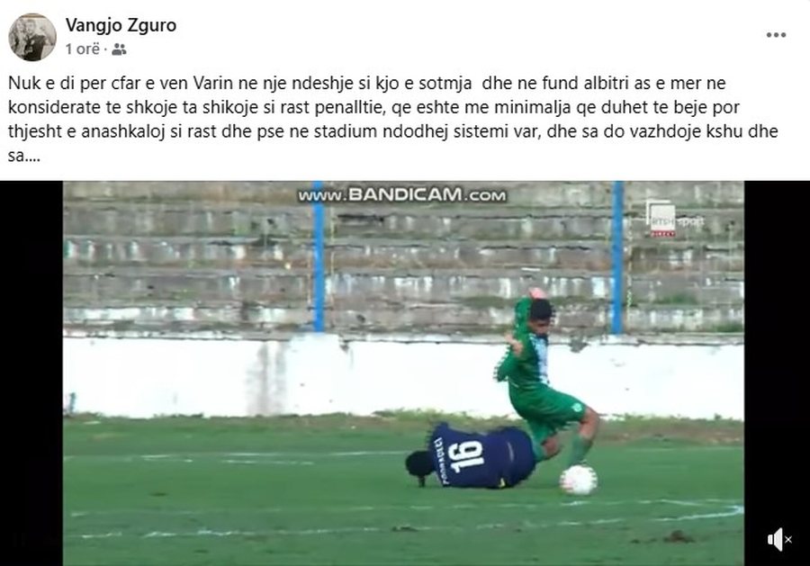 VIDEO/ Pretendimet për penallti të padhënë te Pogradeci, shfryn ...