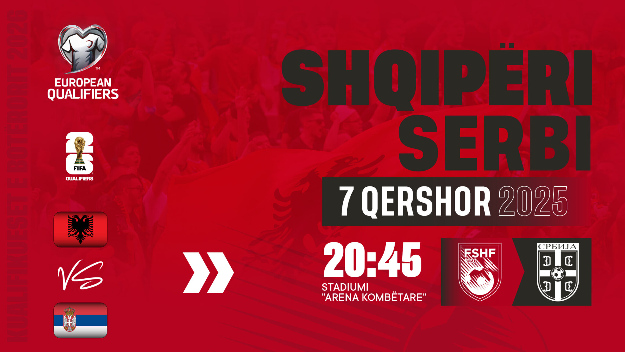 Ndeshja Shqipëri-Serbi, ja deri kur do të vijojë procesi i shortit ...
