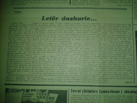 Letër dashurie mes narkomanësh