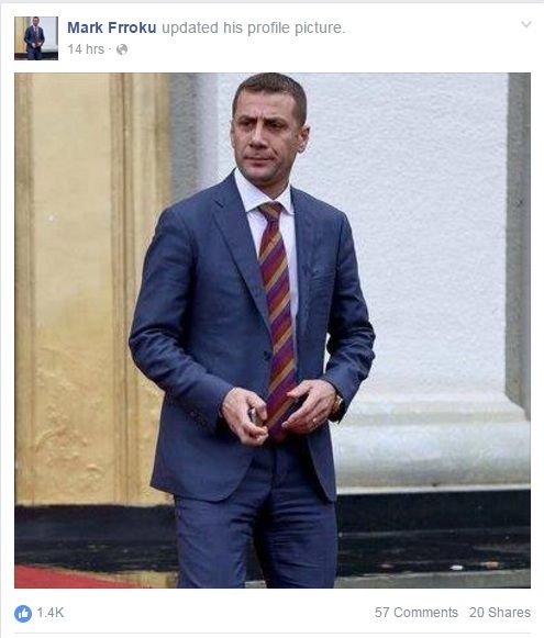 Mark Frroku ndryshon foton e profilit në Facebook, kur ishte deputet