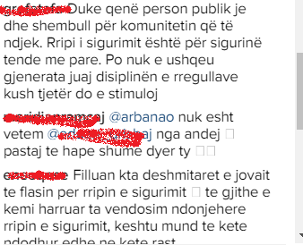 Arbana Osmani publikon video për ‘qefin e saj’ por fansat kapen keq pas ...
