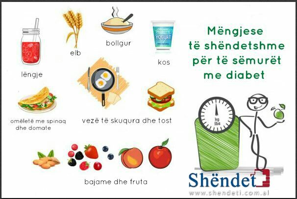 Mëngjese të shëndetshme për të sëmurët me diabet