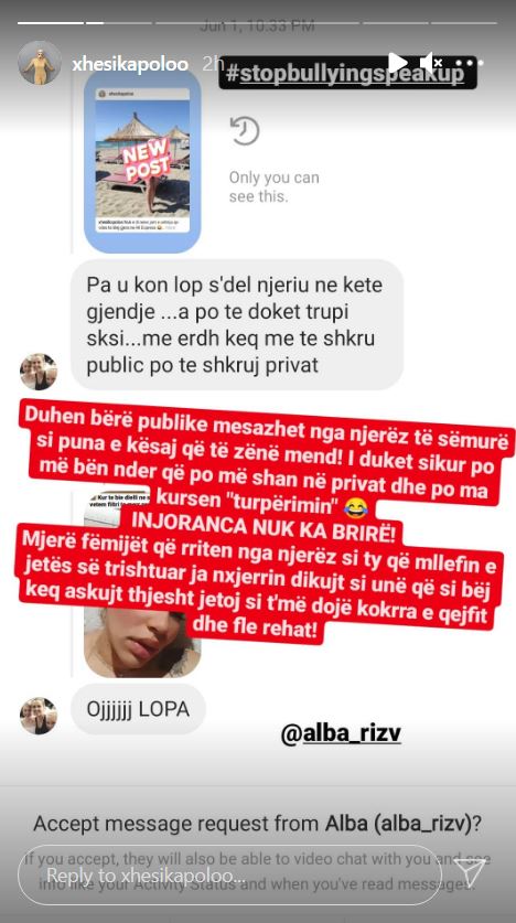 “Injoranca nuk ka brirë!”- E bullizojnë për linjat trupore, Xhesika ...