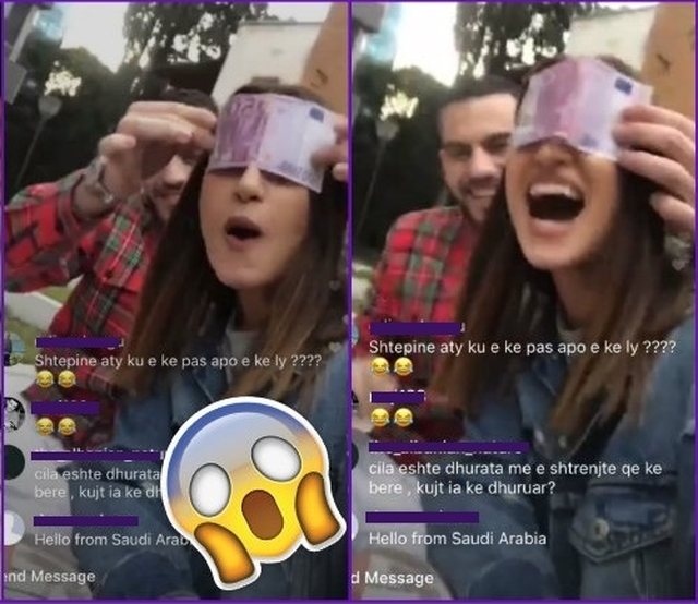 "Daddy's son put 500 euros on his forehead, his eyes looked like hearts ...