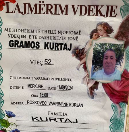 U qëlluan me breshëri plumbash nga bashkëfshatari teksa po pinin kafe ...