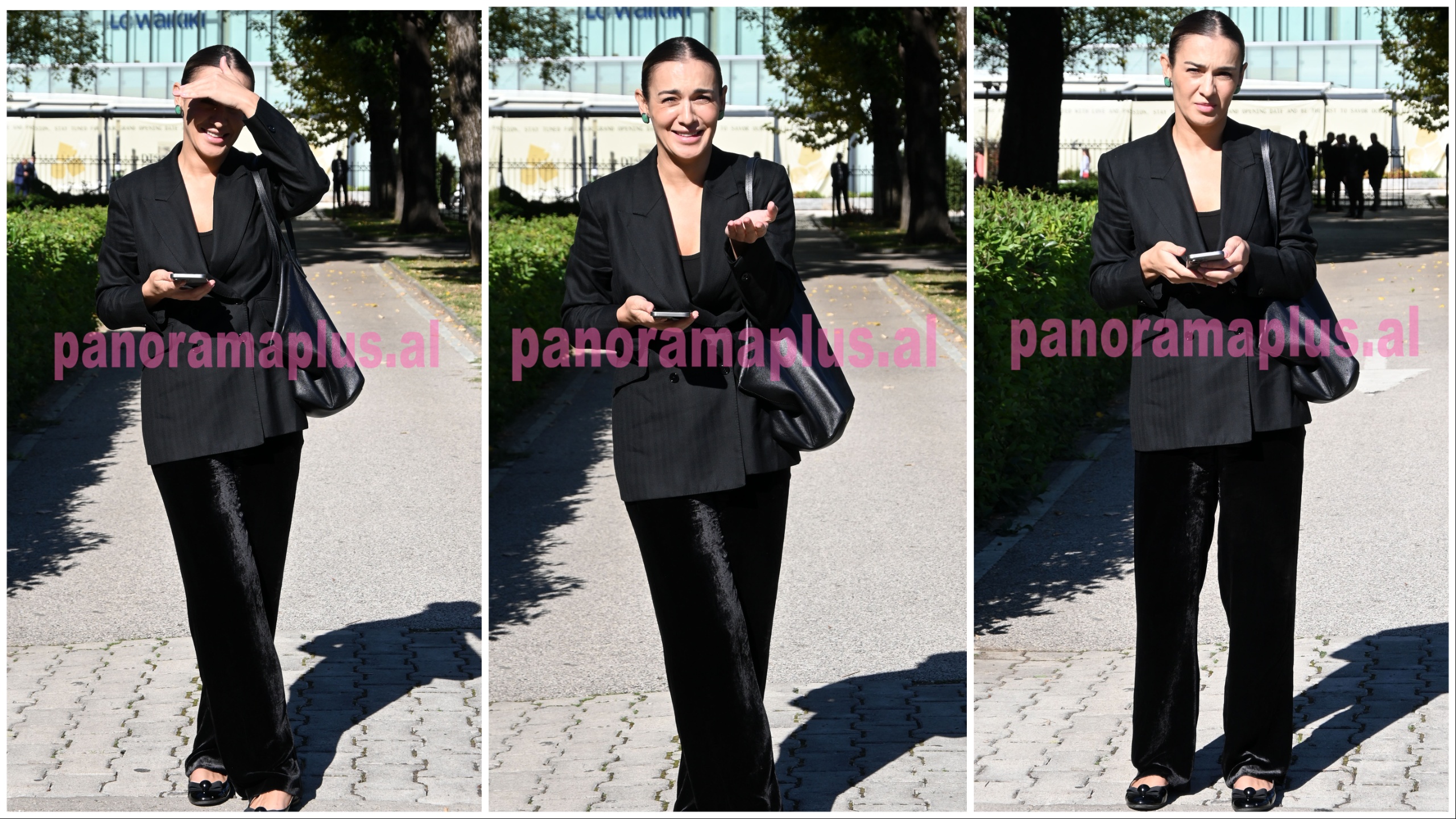 Foto nga paparazzi/ Ori Nebiajn e pengon dielli, por nuk ia prish pozën ...