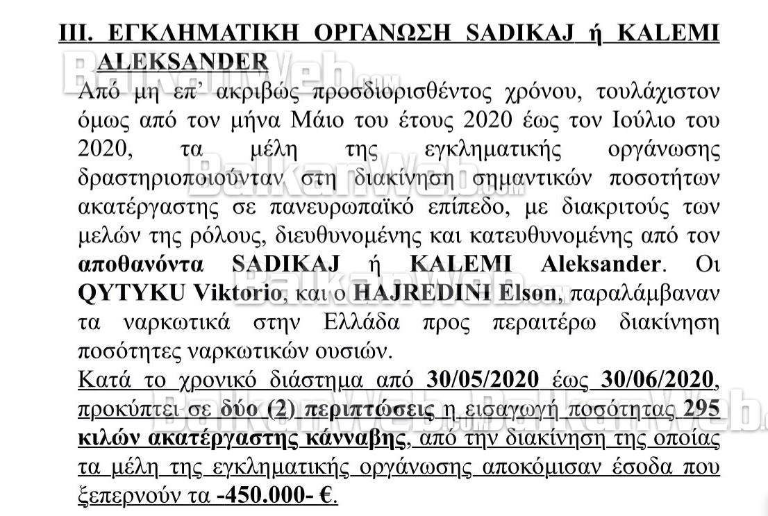 Detaje nga përgjimet e “SKY ECC”, në dosjen e autoriteteve greke edhe ...