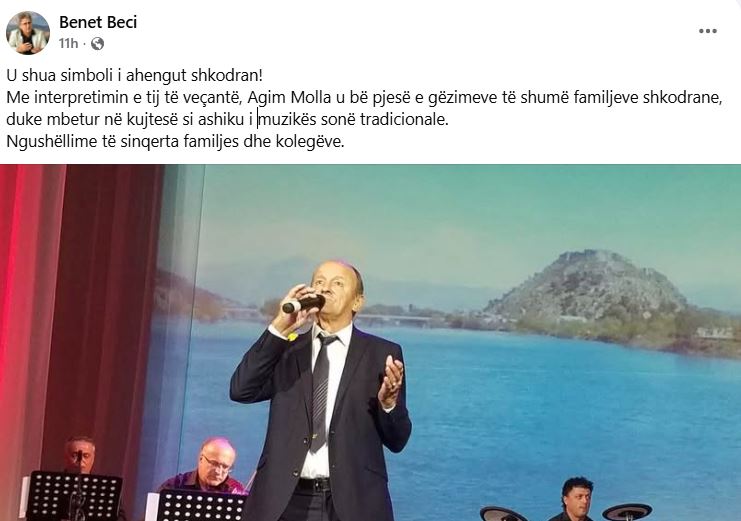 Ndahet nga jeta këngëtari i njohur, kryebashkiaku Beci: U shua simboli ...
