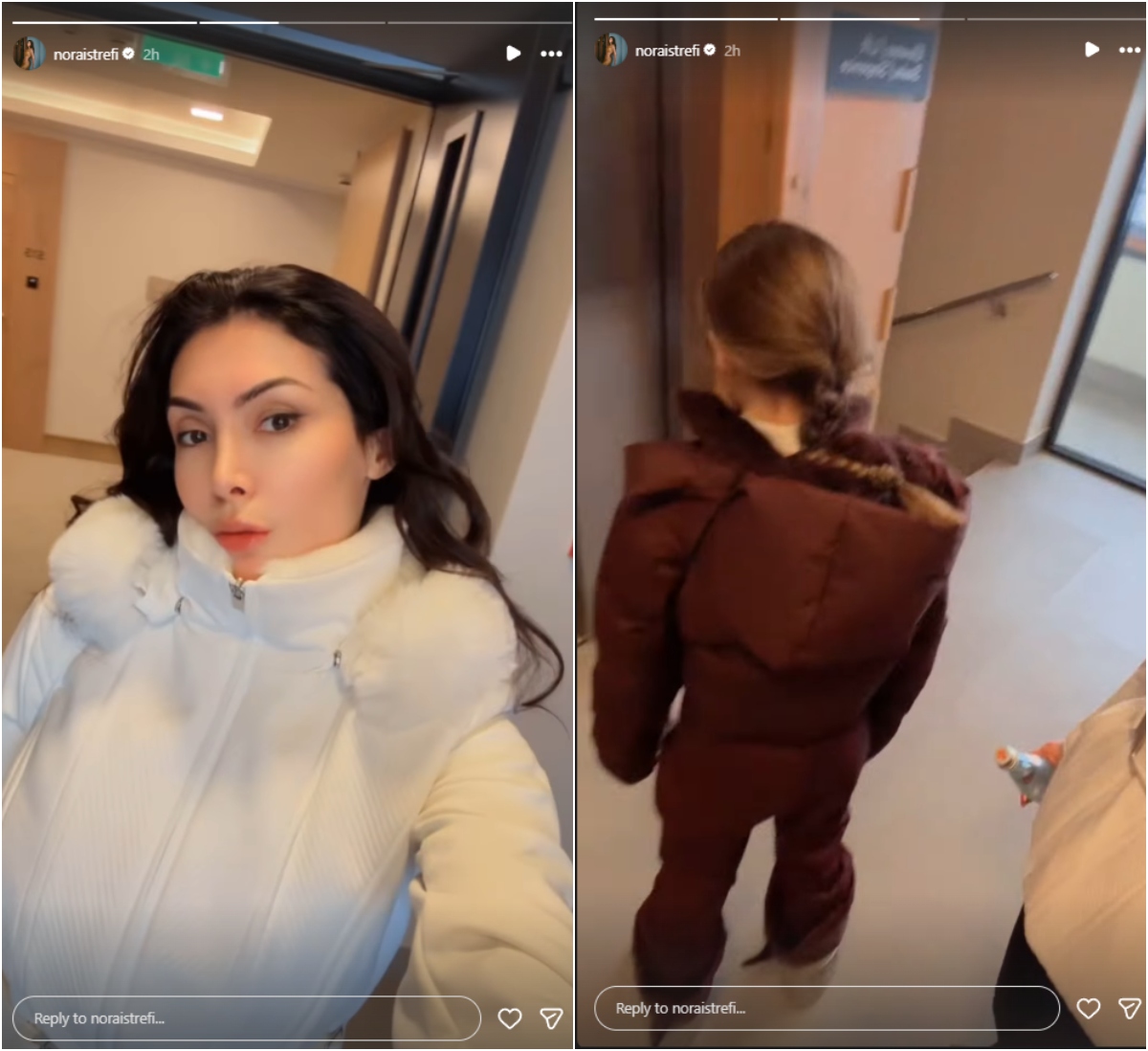 FOTOLAJM/ Edhe pse të ndarë prej vitesh, Nora Istrefi dhe Robert ...